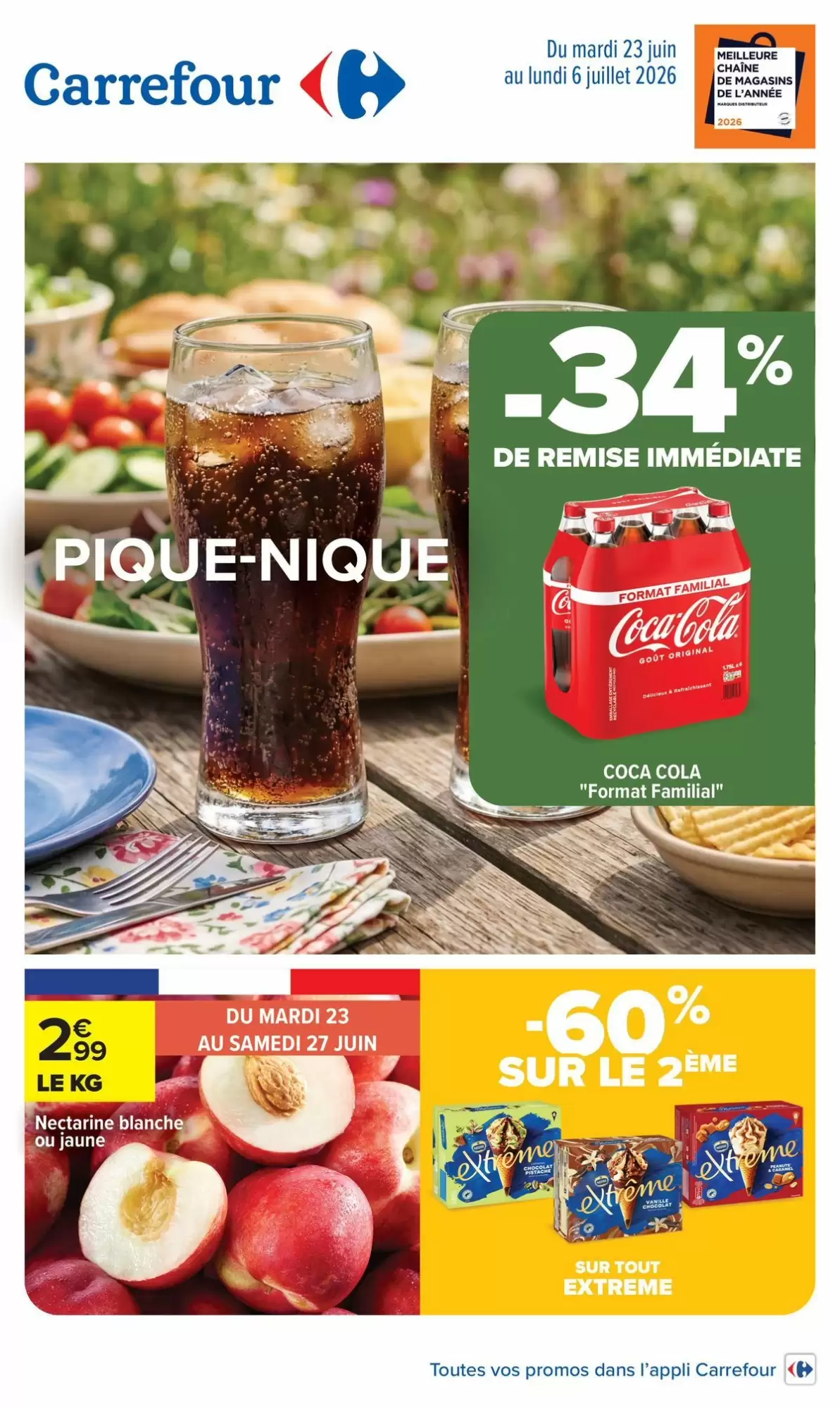 Catalogue Carrefour du 23 juin au 5 juillet 2026